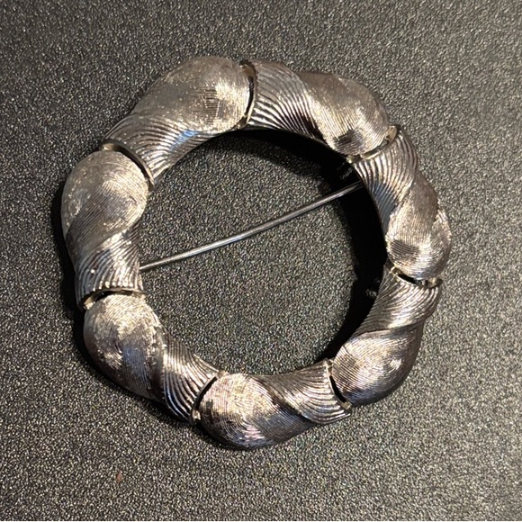 Trifari | Jewelry | Trifari Silver Circular Brooch | Poshmark
